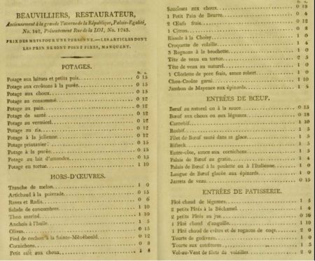 The Restaurateur: Dining in Paris in the Early 19th Century - Shannon Selin